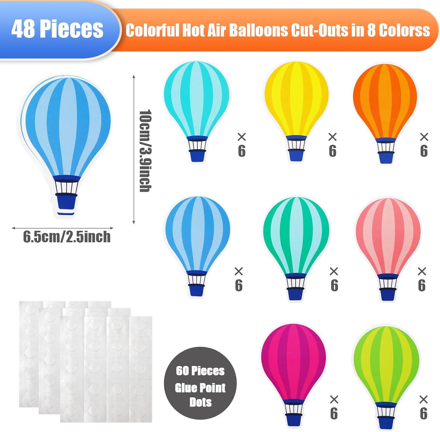 Assorted Hot Air Balloon Cutouts for Classroom Decor Liberia | Ubuy