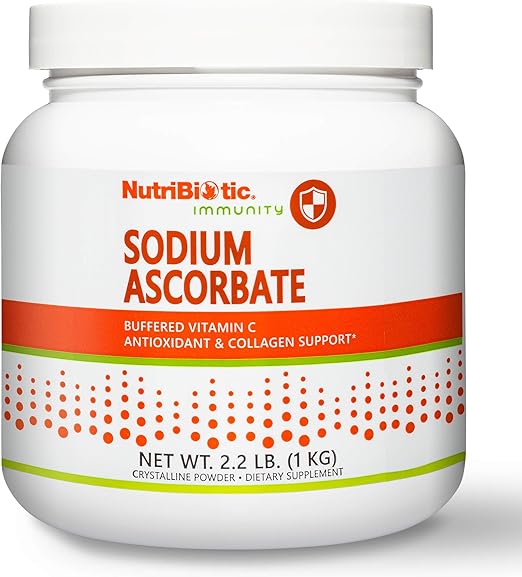 Amazon.com: NutriBiotic - Sodium Ascorbate Buffered Vitamin C Powder, 2.2 Lb | Vegan, Non-Acidic ...