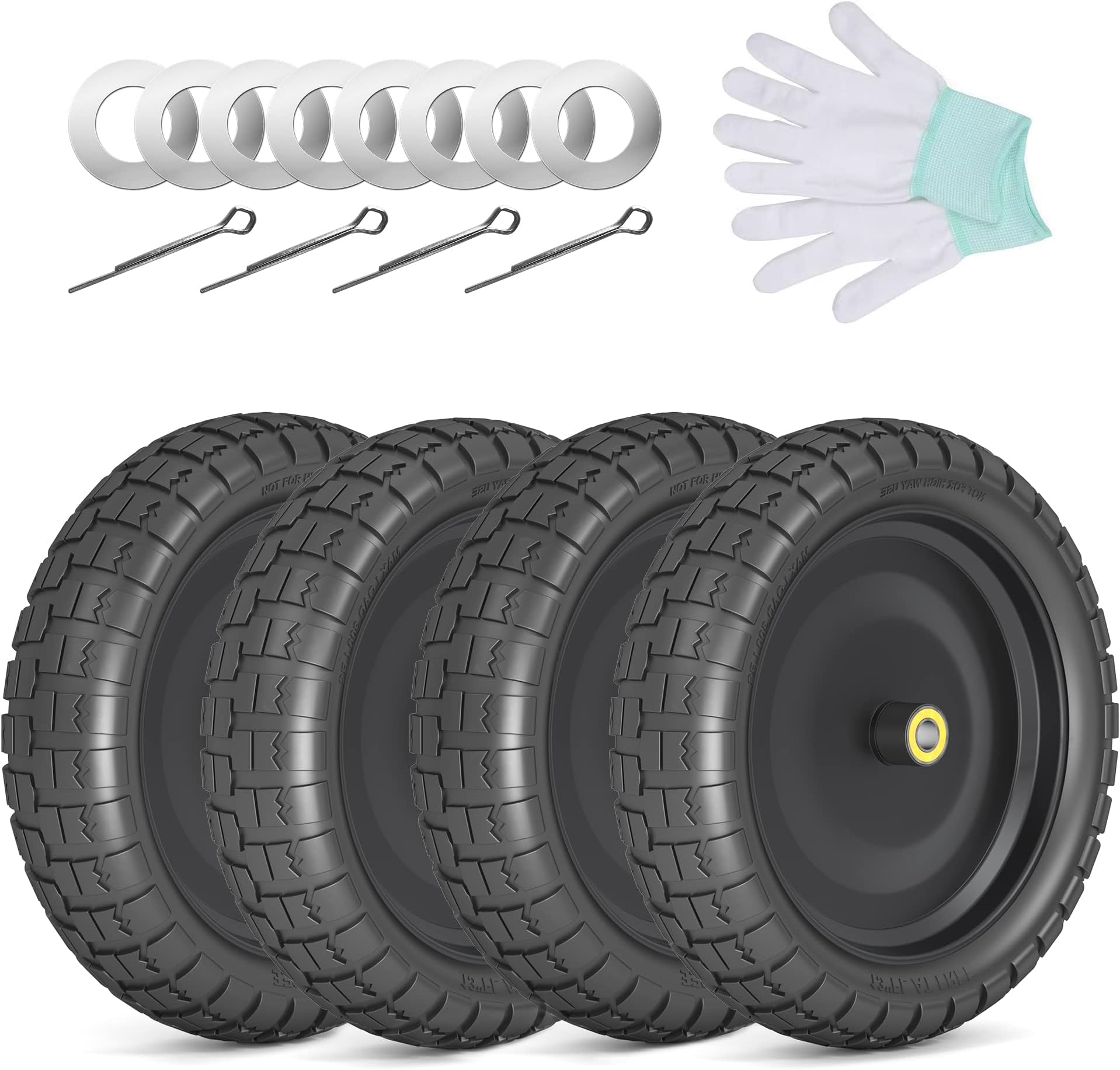 Amazon.com : (4-Pack) 13‘’ Tire for Gorilla Cart Replacement Wheels ...