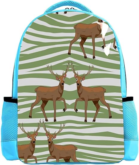 Deer Pattern Casual Outdoor Backpack With Adjustable Strap For Women ...