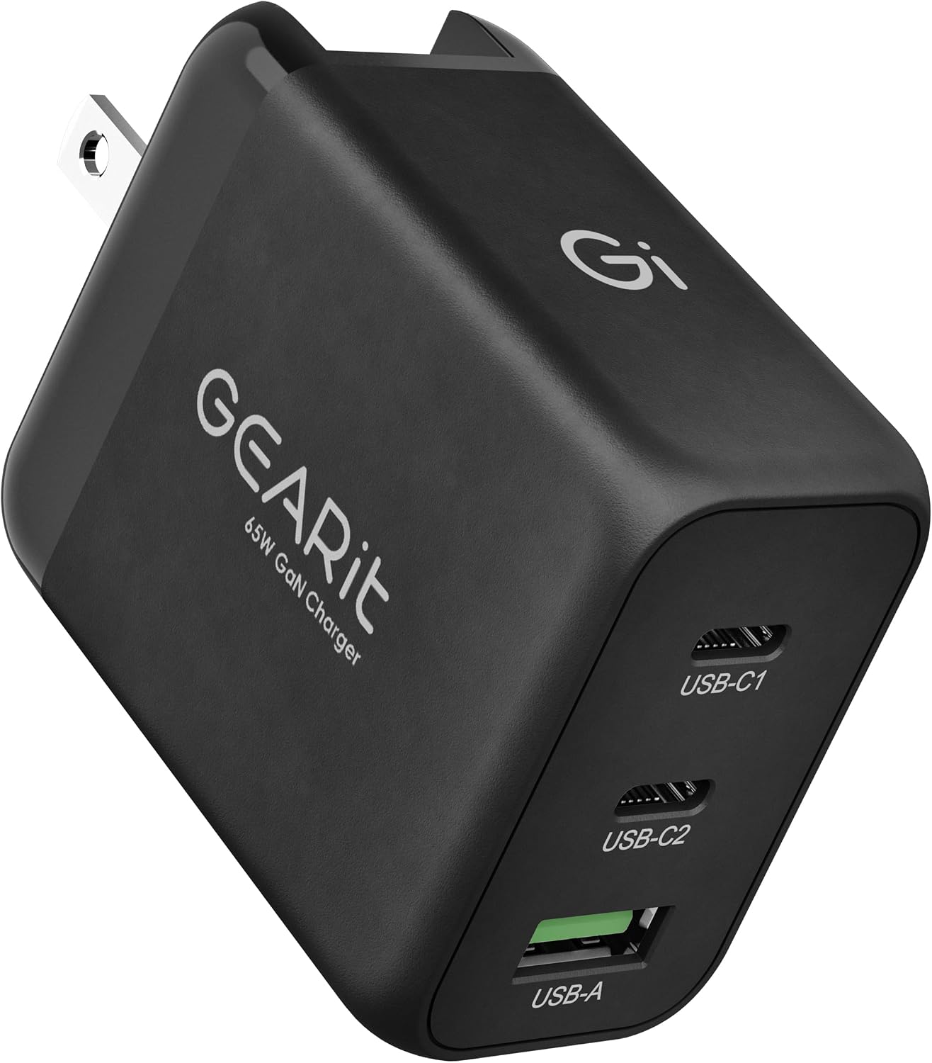 Amazon.com: GEARit 65W USB C Charger, Fast Charging 3-Port GaN Wall ...