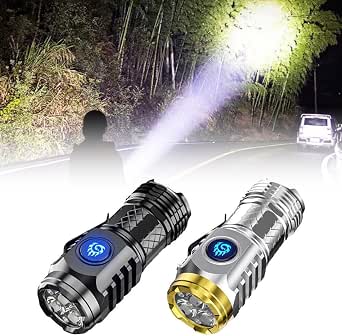 German Three Eyed Monster Mini Flashlight - Rechargeable Mini Flash ...