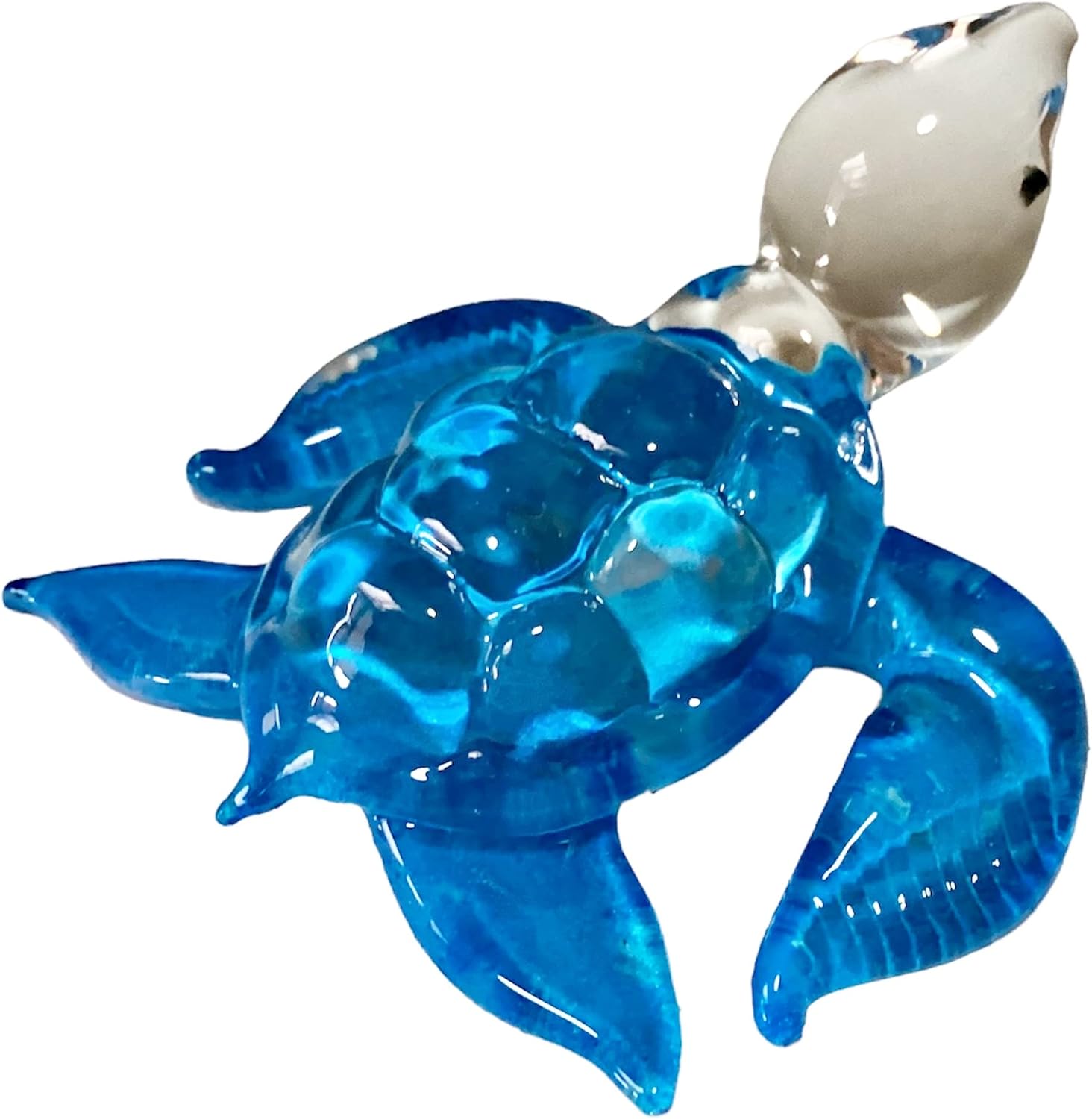 Amazon.com: AIICraft Garden Deco Glow in The Dark Blue Sea Turtle Hand ...
