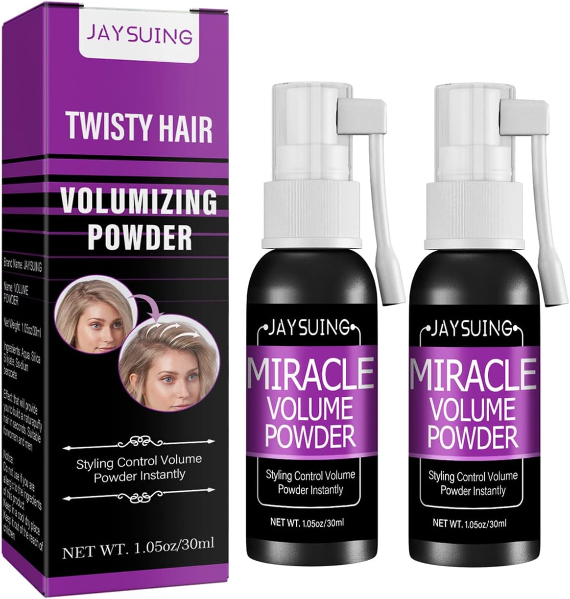 Fluffy Volumizing Hair Spray, Extra-Volume Magic Spray for Men & Women ...