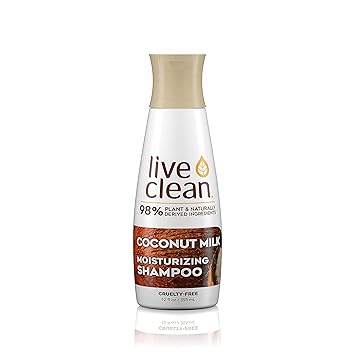Amazon.com : Live Clean Shampoo, Moisturizing Coconut Milk, 12 Oz ...