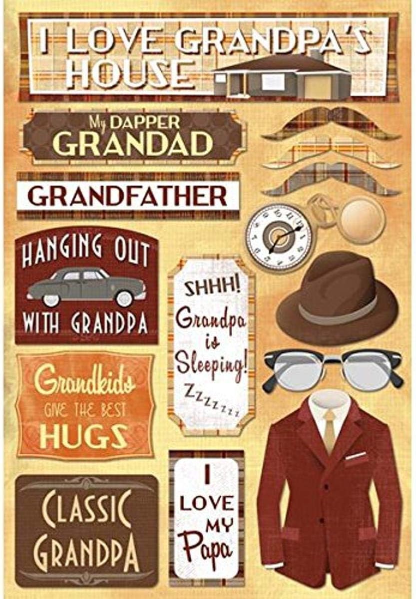 Amazon.com: Paper House Family Collection My Grandpa Clear Scrapbook ...