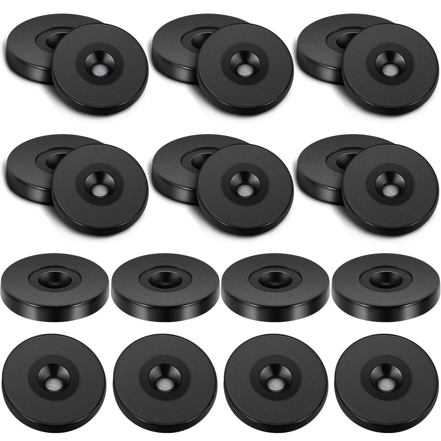 Weewooday 20 Pieces Black Tag Stickers On Metal Tags Round Tag Sticky 30 X 4 5 Mm Hole weewooday-20-pieces-black-tag-stickers-on-metal-tags-round-tag-sticky-30-x-4-5-mm-hole