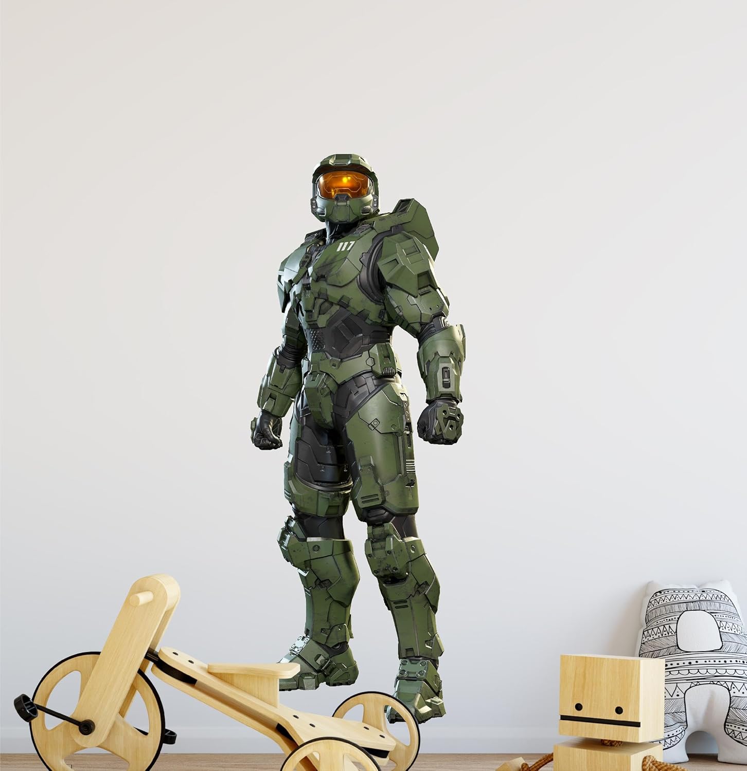 Amazon.com: Halo Infinite Master Chief Wall Decal - Peel and Stick ...