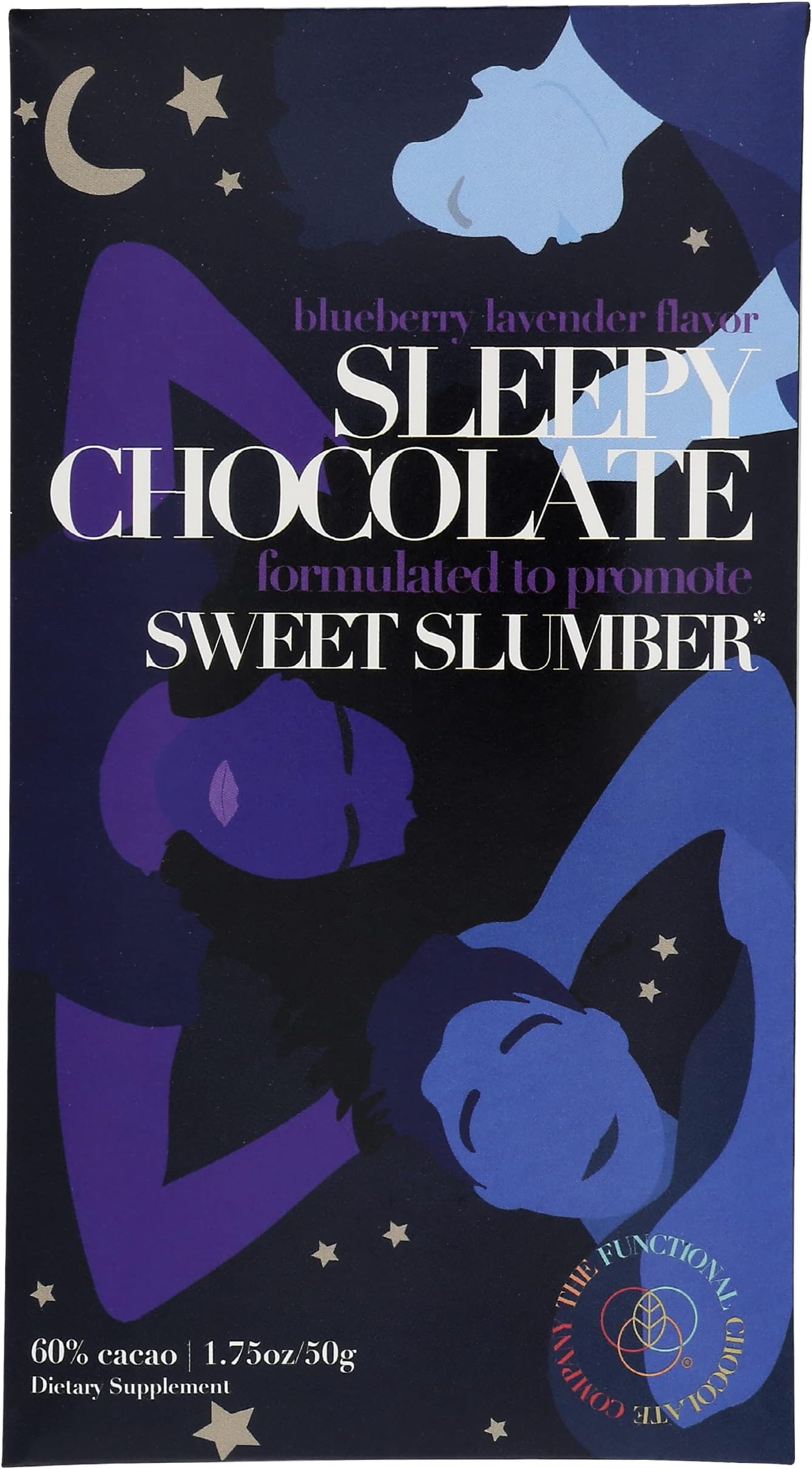 Amazon.com : The Functional Chocolate Blueberry Lavender Flavor Sleepy ...