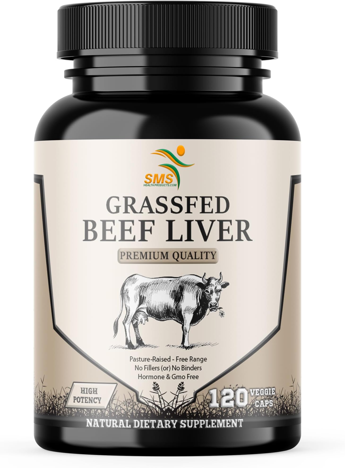 Amazon.com: SMSHEALTHPRODUCTS.com Grass Fed Desiccated Beef Liver ...