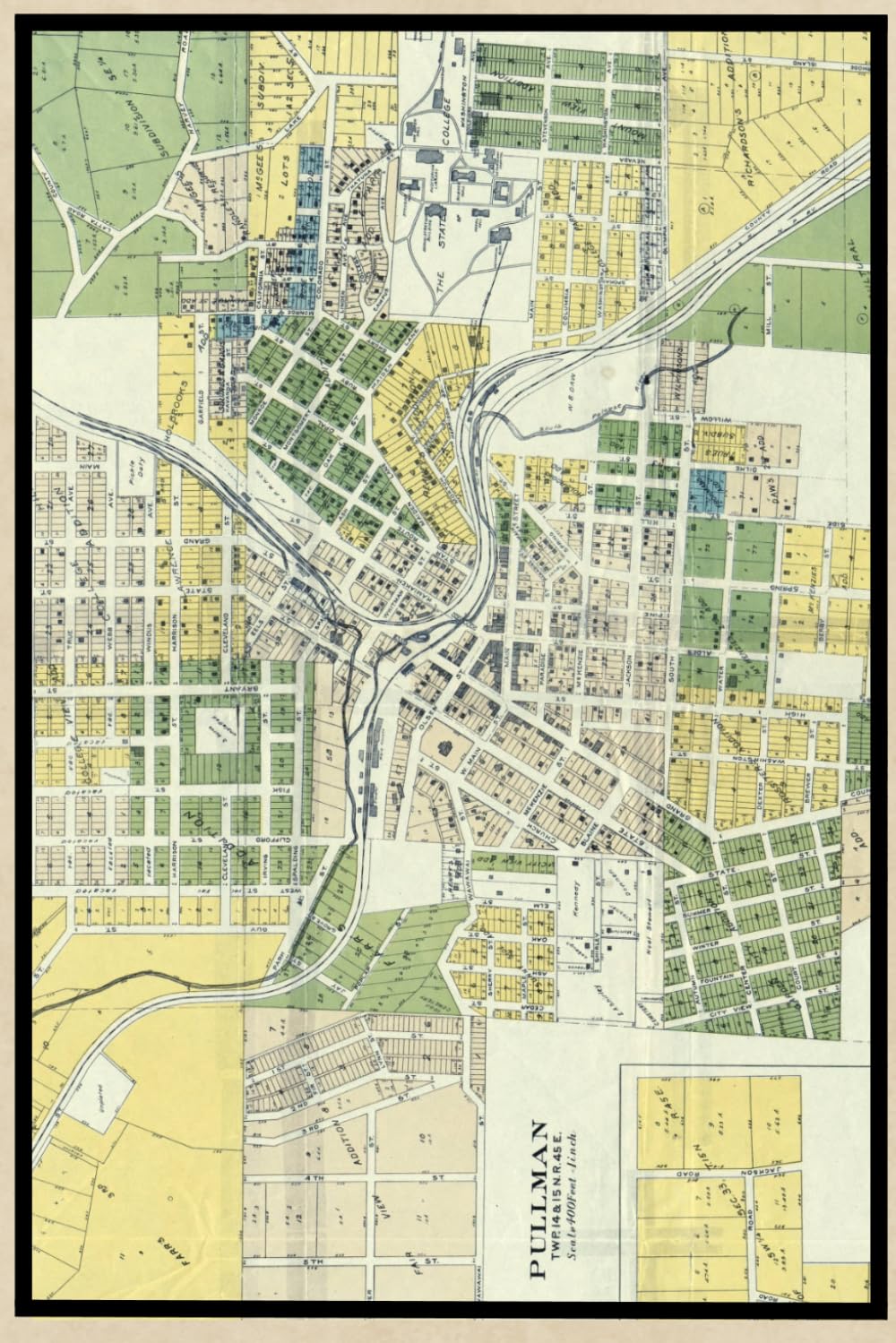 Pullman Map Journal: Vintage Map Notebook: Spires, Twin: Amazon.com: Books