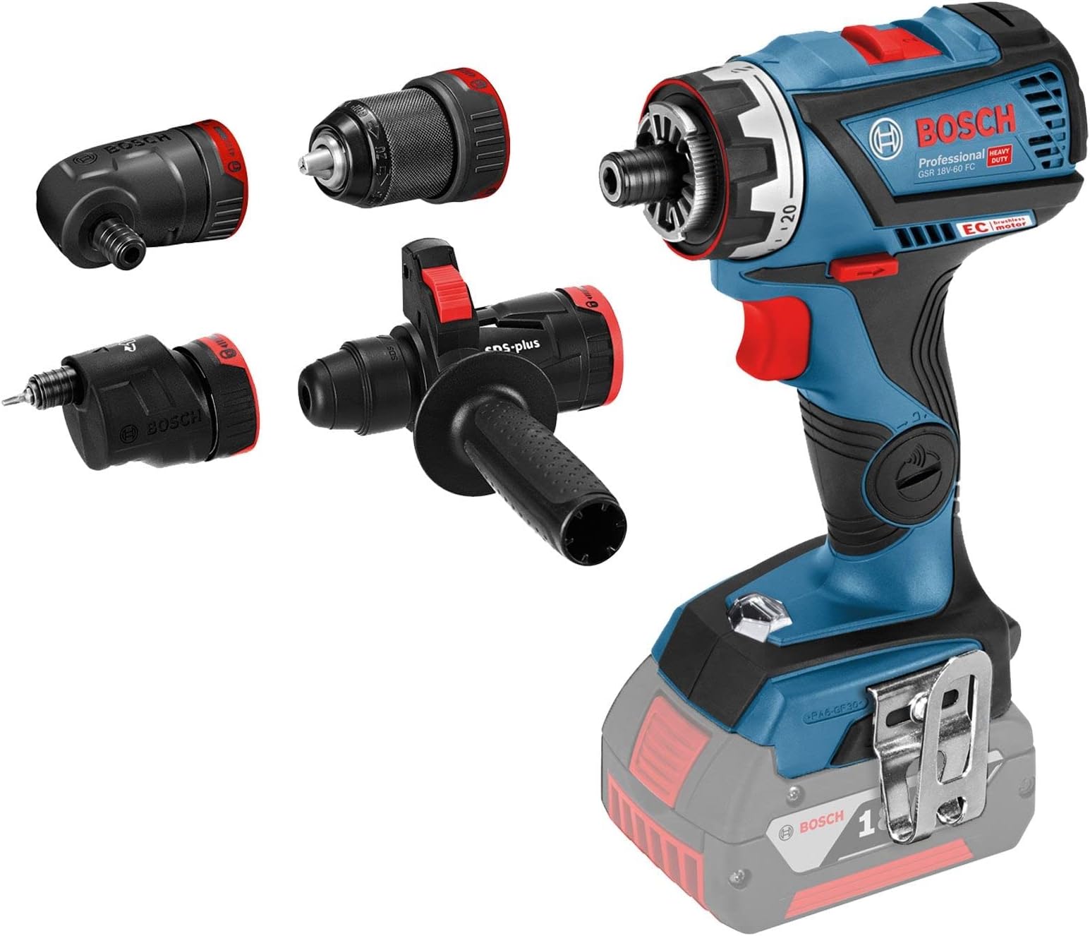 Bosch Professional 18V System Akku-Bohrschrauber GSR 18V-60 FC (inkl ...