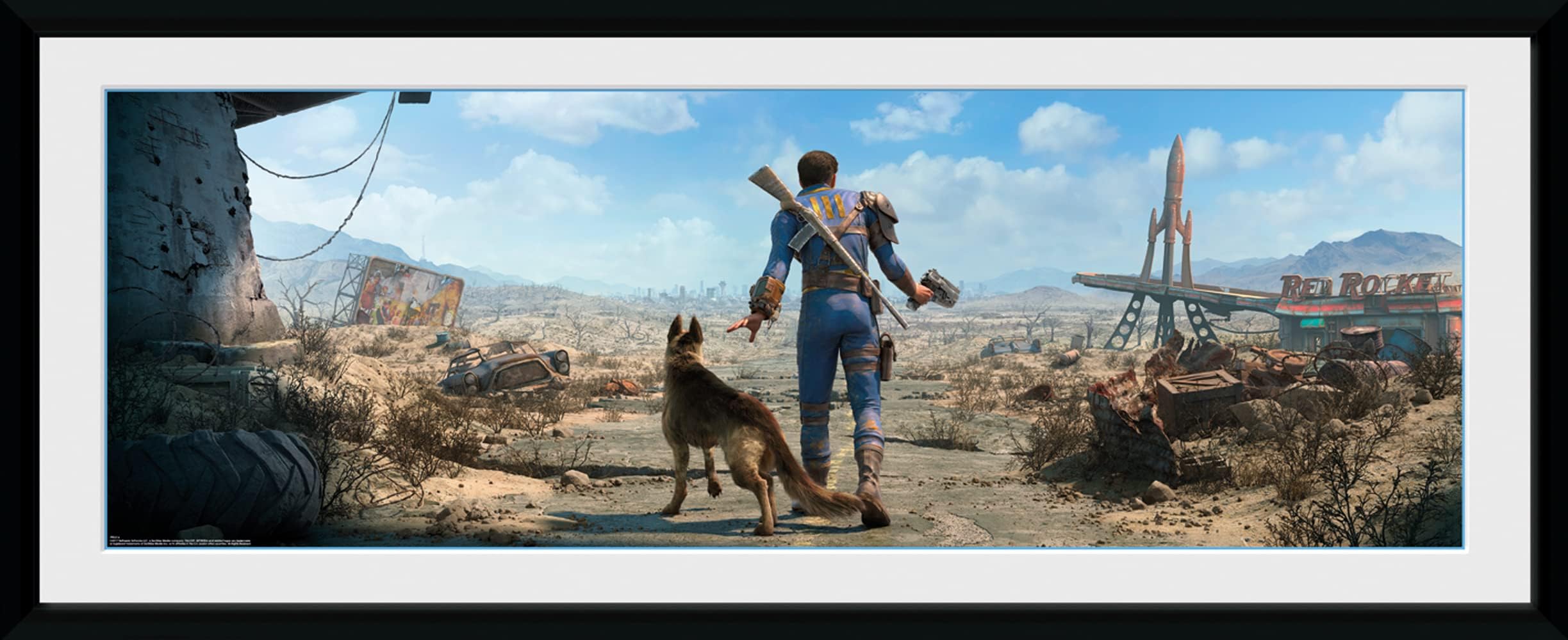 GB eye Skyrim Vista 30 x 75cm Framed Collector Print : Amazon.co.uk ...