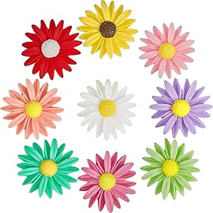 Amazon.com: 24 Pieces Fridge Magnets Daisy Flower Refrigerator Magnets ...
