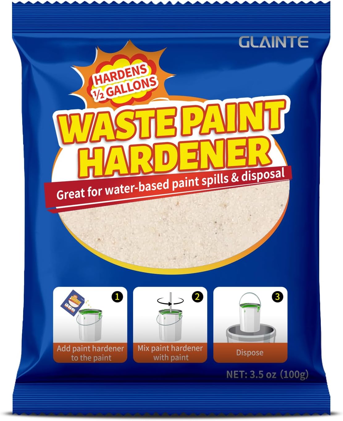 Amazon.com: GLAINTE Waste Away Paint Hardener Fast Acting Solid ...