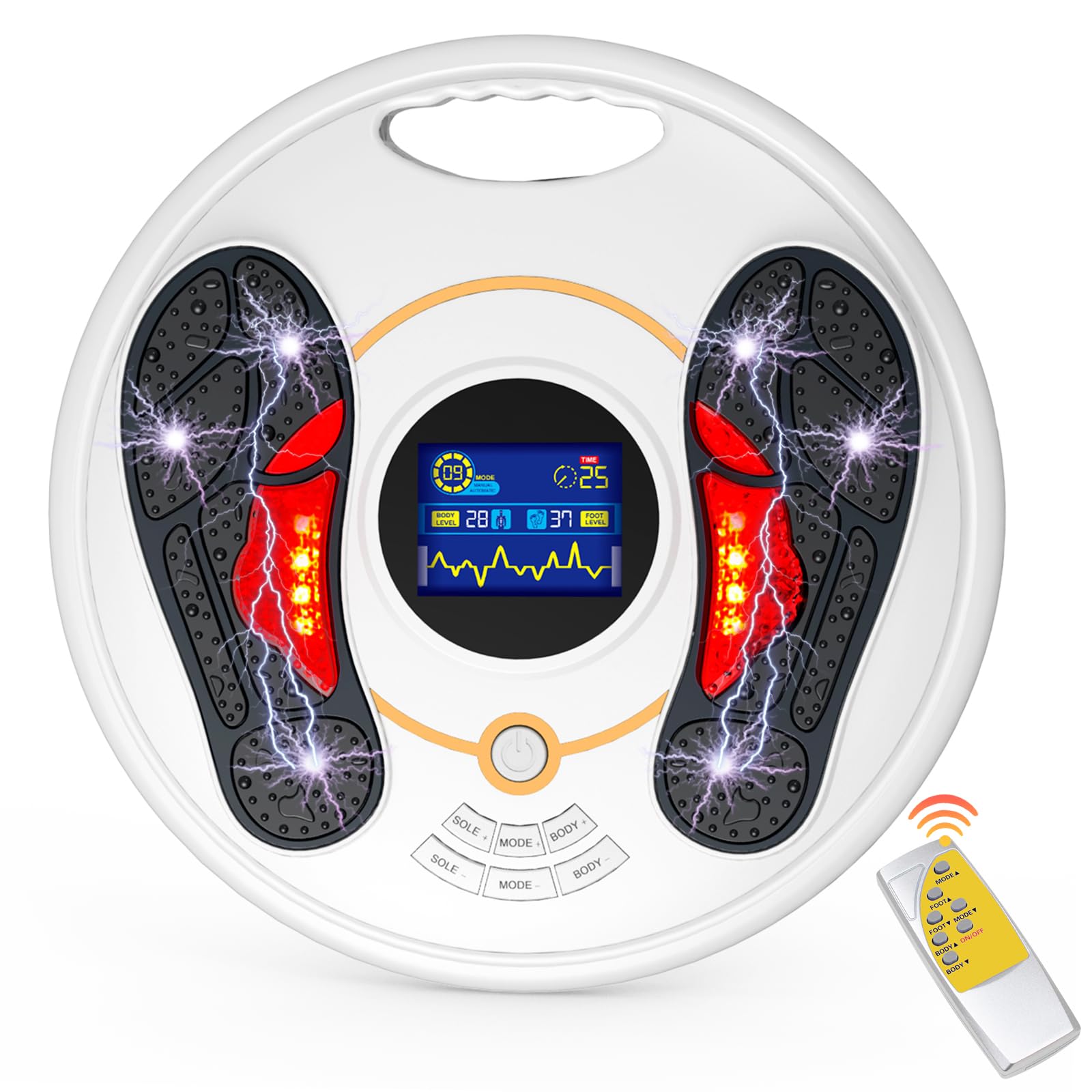 EMS & TENS Electric Foot Stimulator, Improves Foot Blood Circulation ...