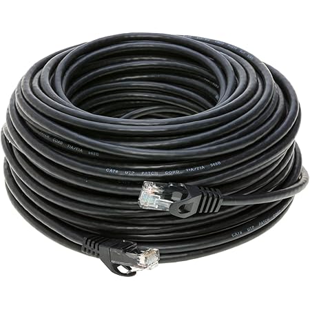 Amazon.com: WHITE 100FT CAT5 CAT5e RJ45 PATCH ETHERNET NETWORK CABLE ...