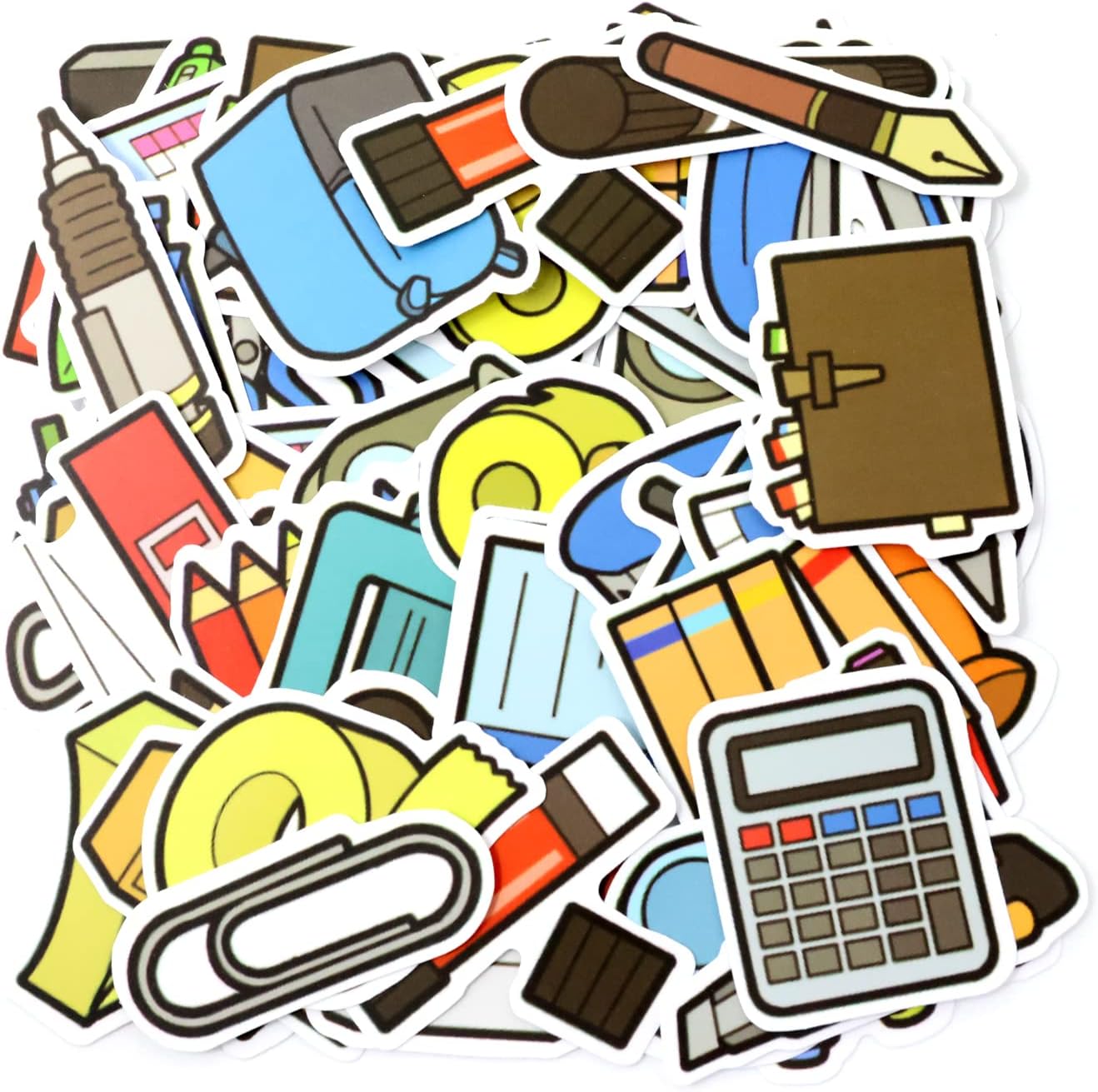 Amazon.com: Honbay 80PCS Learning Supplies Stickers Scrapbook School ...