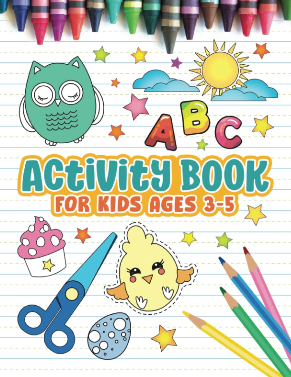 Activity Book for Kids Ages 3-5: Marble Bay Media: 9798393007553 ...