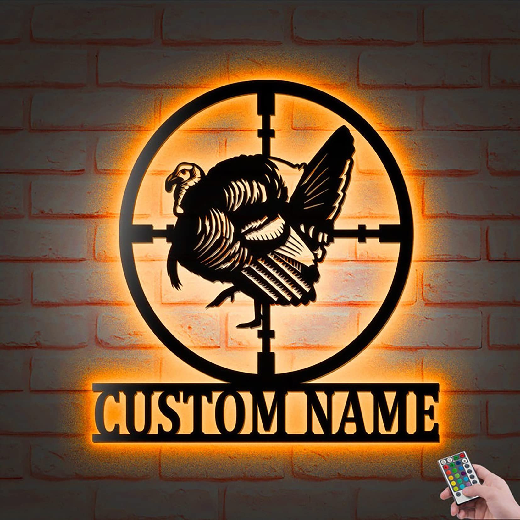 Amazon.com: Lovely POD Personalized Hunting Metal Sign, Hunting Art ...