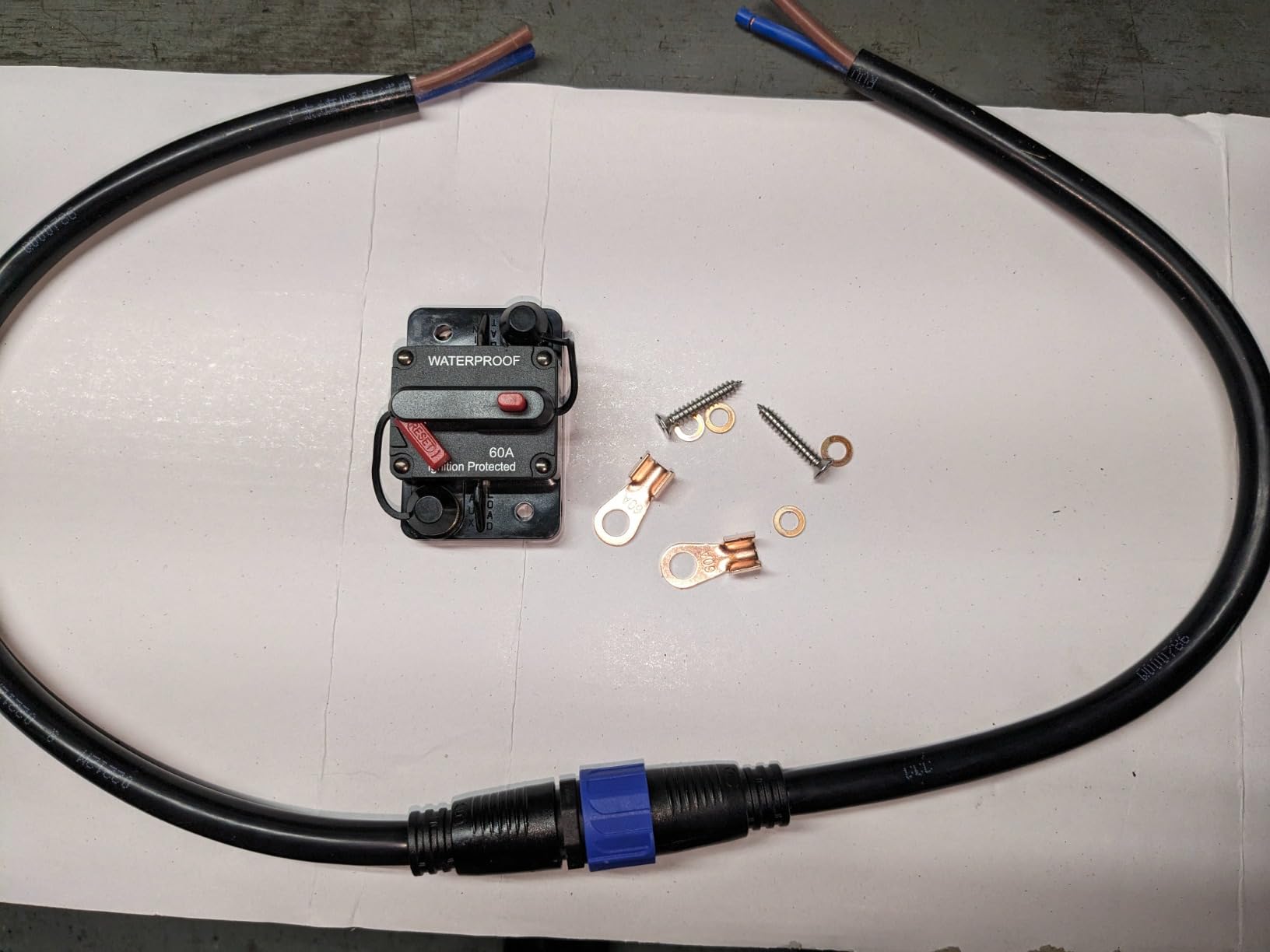 Amazon.com: Trolling Motor Plug Receptacle Set, 50Amp Battery Trolling ...