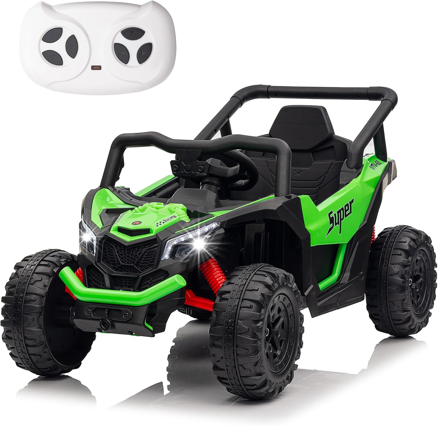 Amazon.com: POSTACK 12V Battery Powered Ride On Car with Remote Control ...