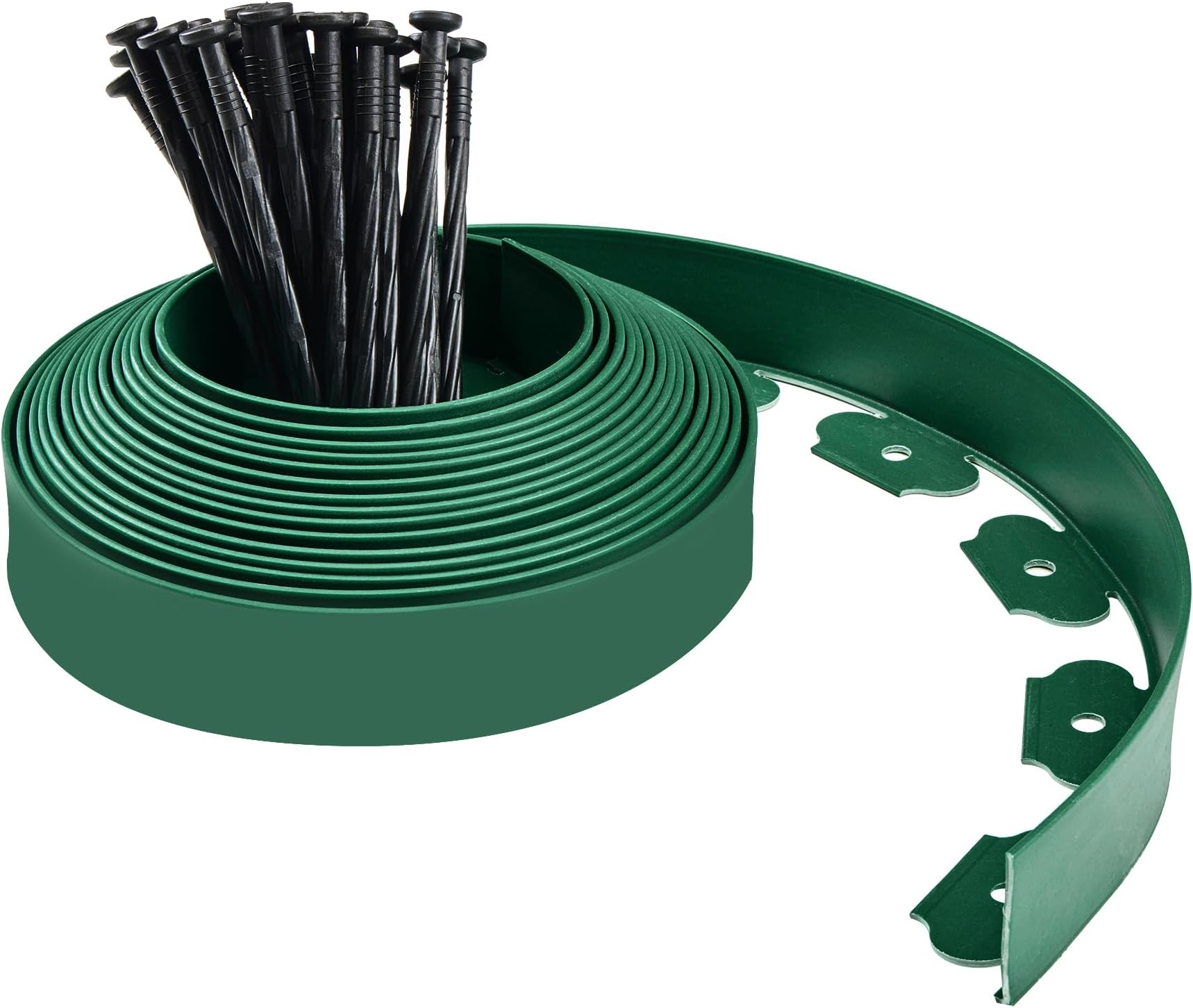 Flexible Lawn Edging Border 10m/33ft Black Garden Edging Border ...