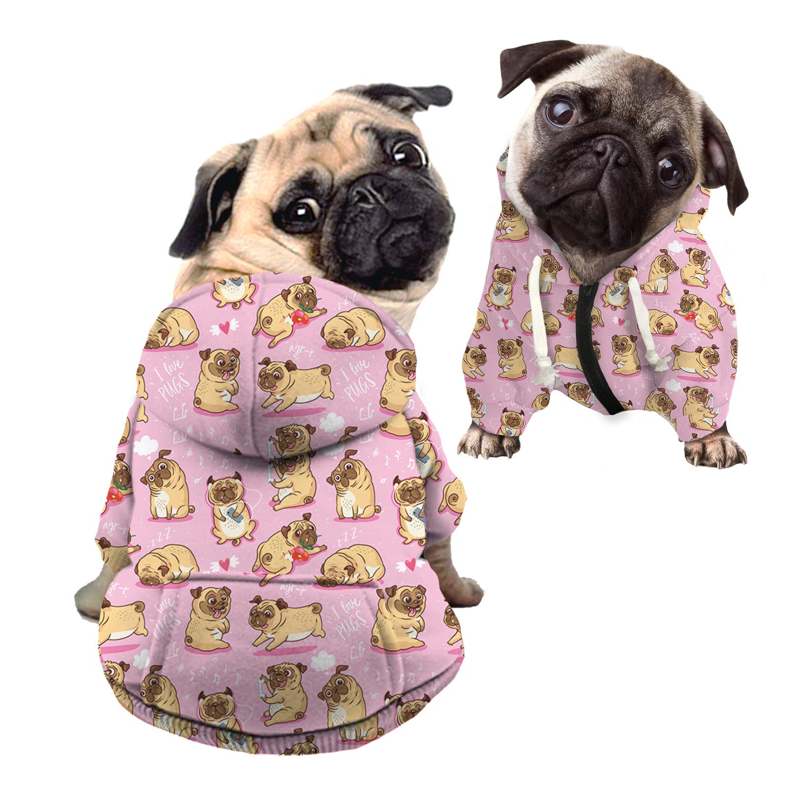 Cute Pugs In Clothes