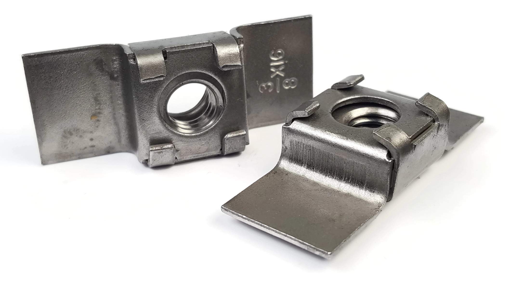 Amazon.com: Retainer Weld Nuts - Plain Steel 1/4"-20 QTY 10 ...