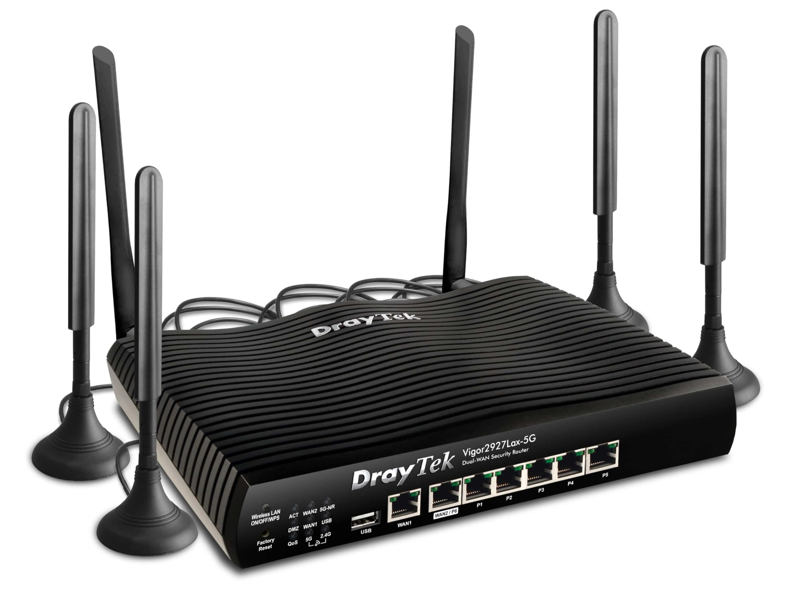 DrayTek Vigor 2927Lax-5G Dual WAN Ethernet Router, AX3000 WiFi 6, Load ...