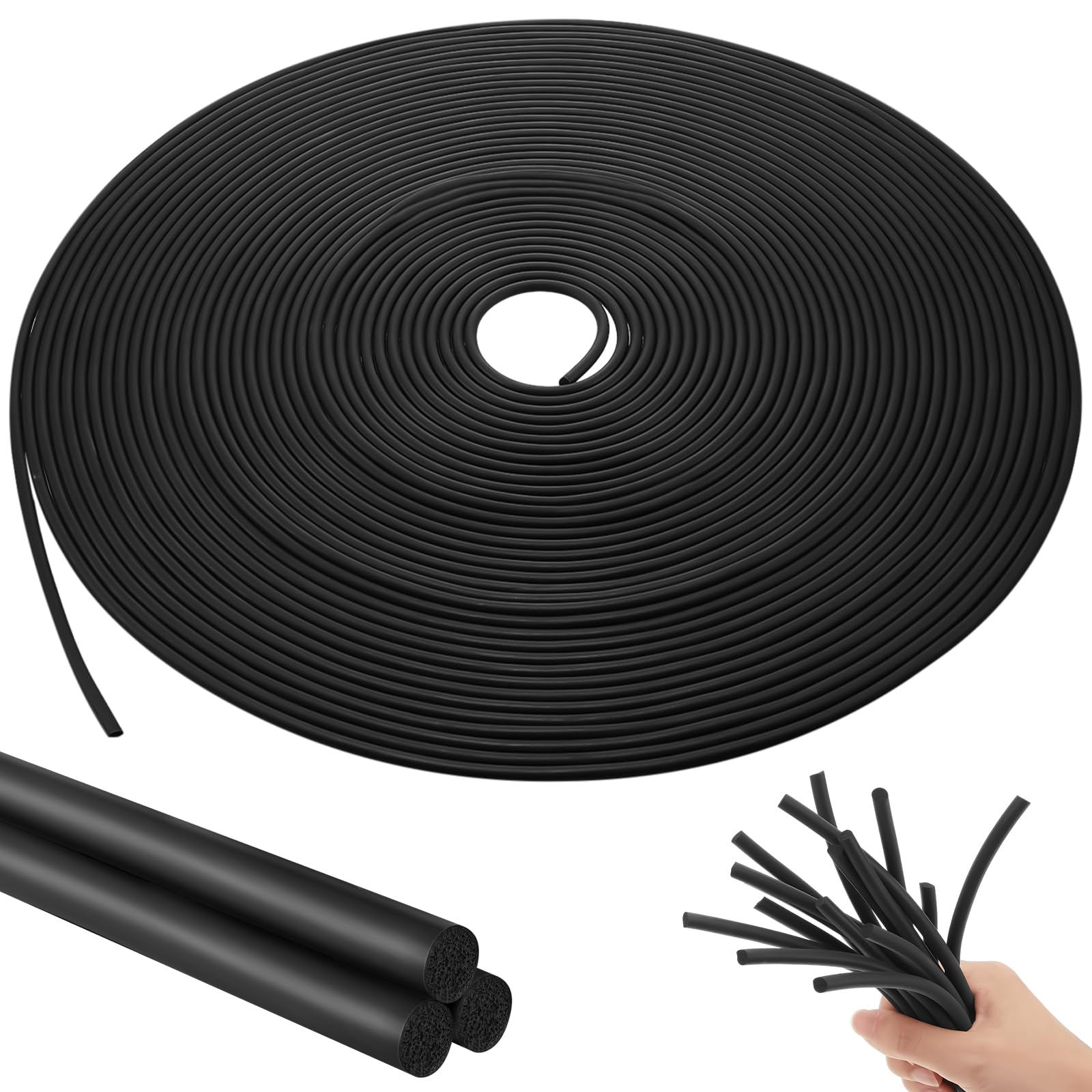Frienda Backer Rod Foam Rubber Caulk Saver Concrete Expansion Joint ...