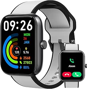 Amazon.com: Smart Watch for Men Women with Bluetooth Call,Alexa Built ...