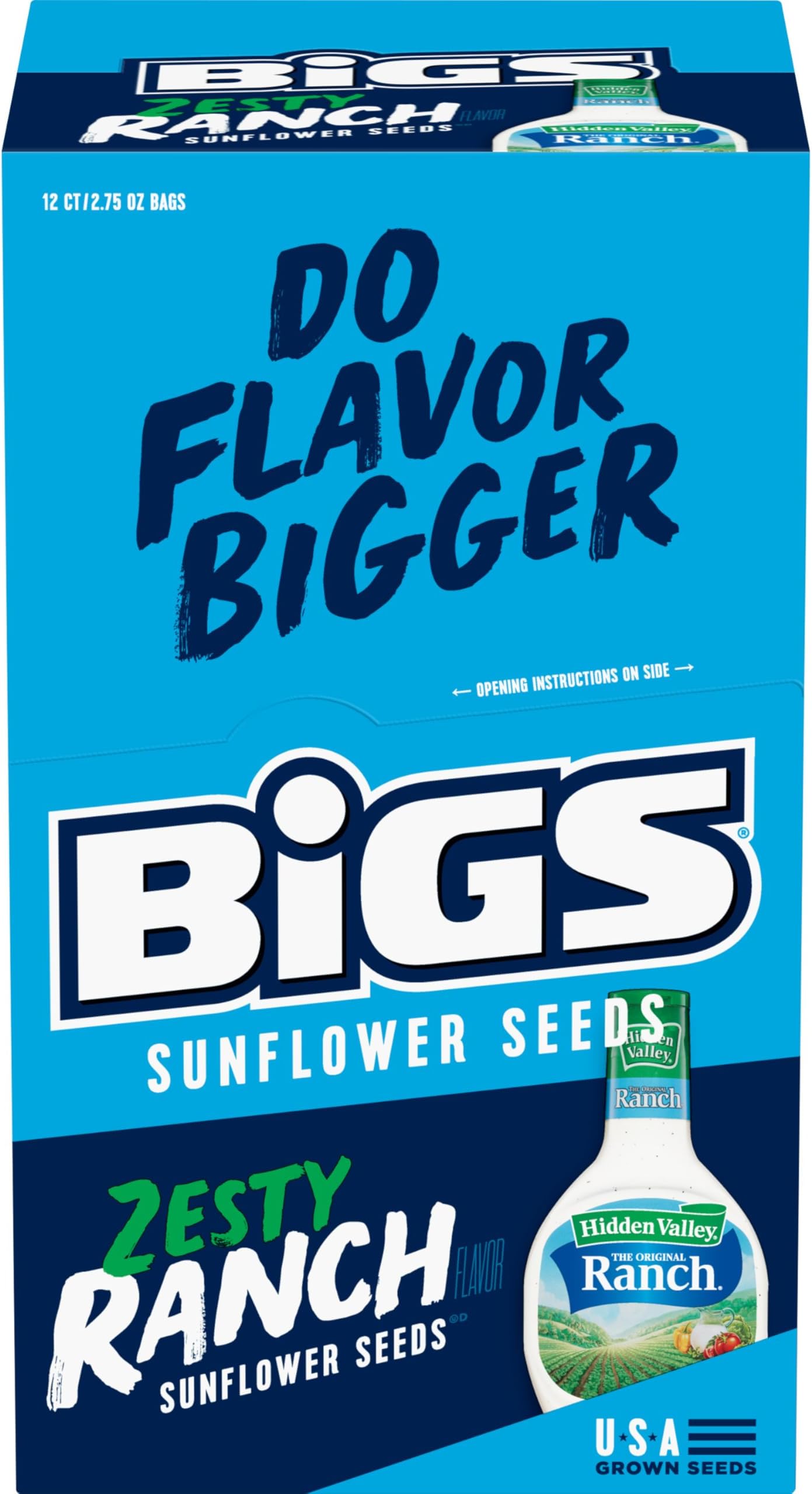 Amazon.com : BIGS Salted & Roasted Original Sunflower Seeds, Keto ...