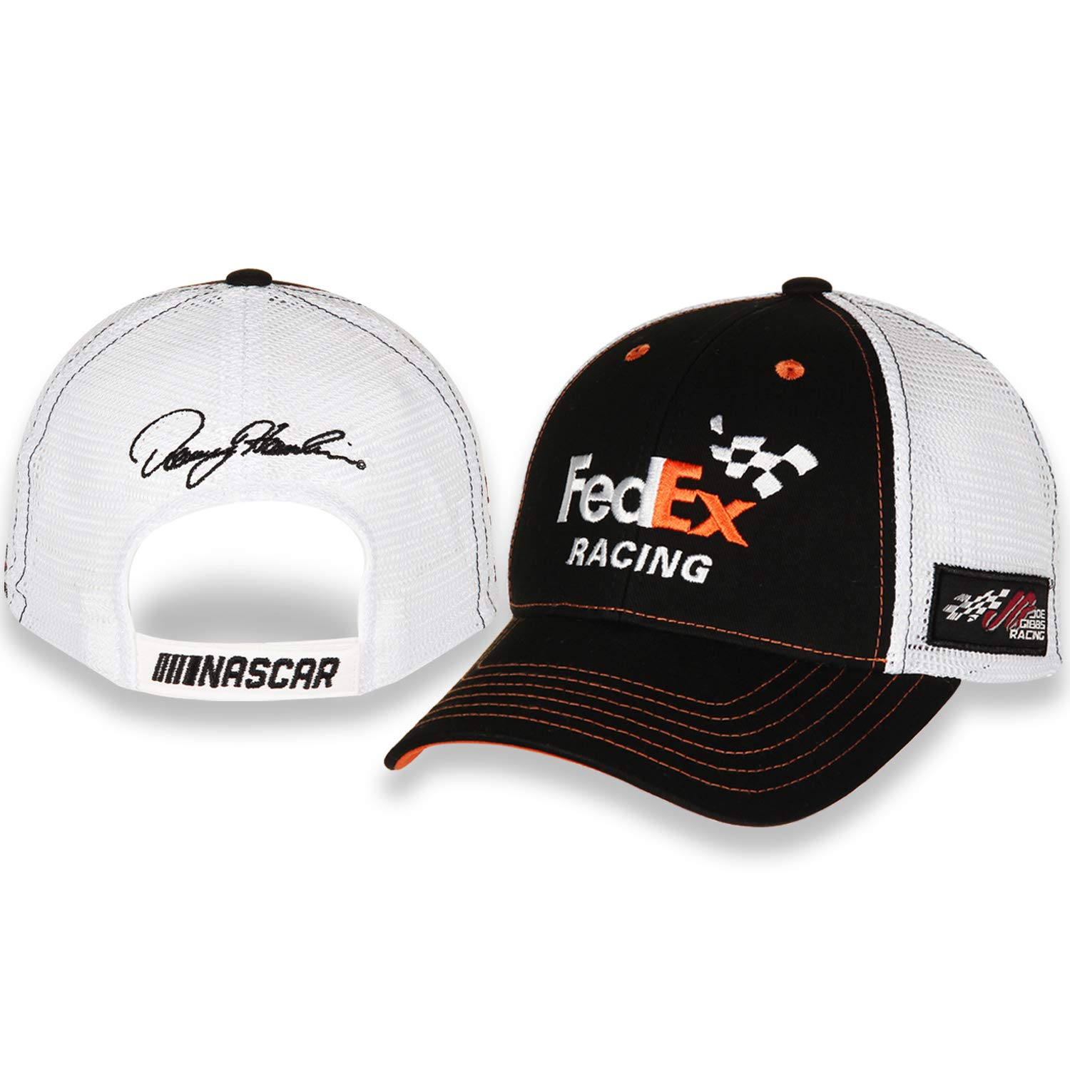 Checkered Flag Denny Hamlin Fedex Racing 2021 Adult Sponsor Signature ...
