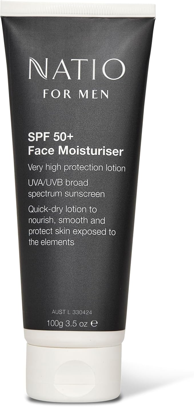Natio Australia Natio Australia for Men SPF 50+ Face Moisturiser 100g ...