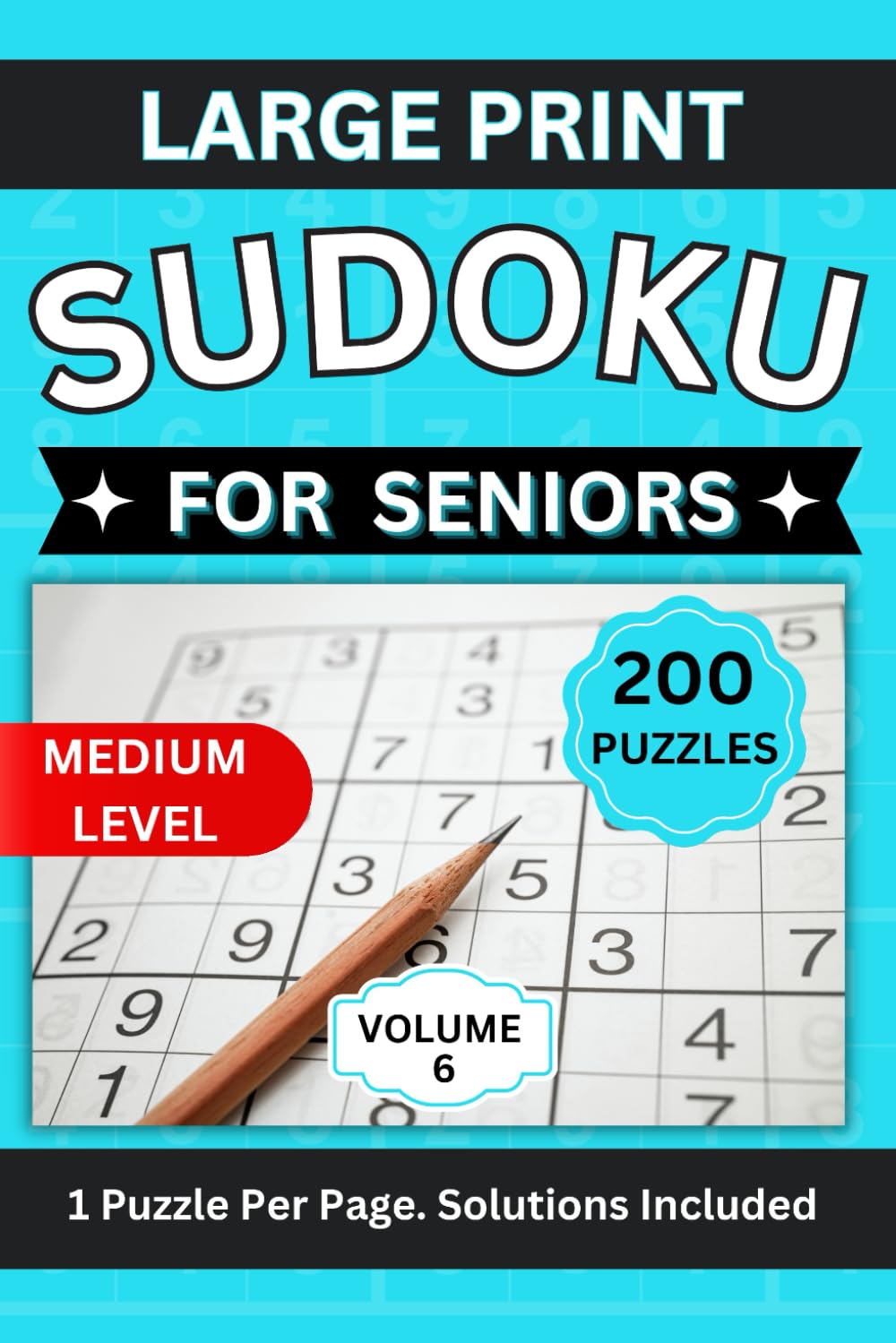 Large Print Sudoku For Seniors: Large Print Sudoku Book for Seniors ...