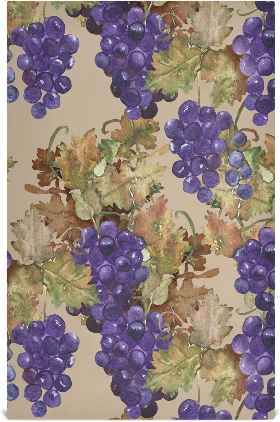 Amazon.com: Dallonan Kitchen Towels Set of 4 Red White and Black Grapes ...