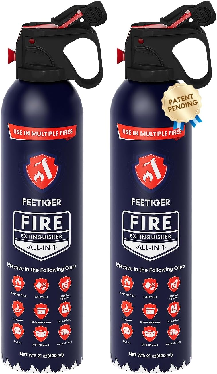 Mizuki Dog 4 Pack Fire Extinguishers for Home,All-in-One for All Fires ...