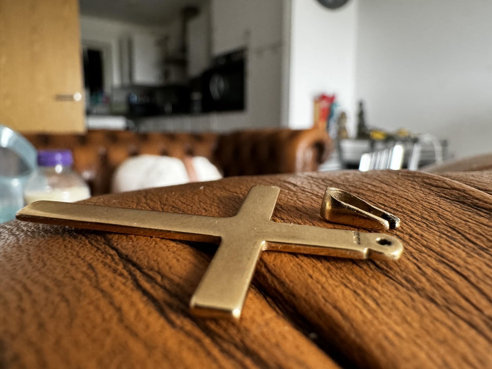 Alexander Castle Large Plain Solid 9ct Gold Cross Necklace Pendant for ...