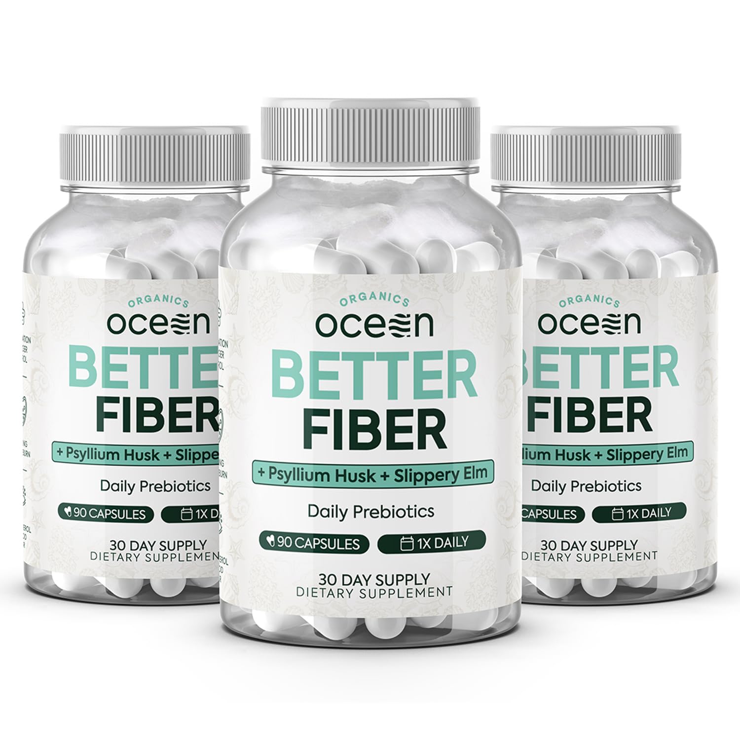 Amazon.com: Organics Ocean Better Fiber - Daily Fiber Supplement ...