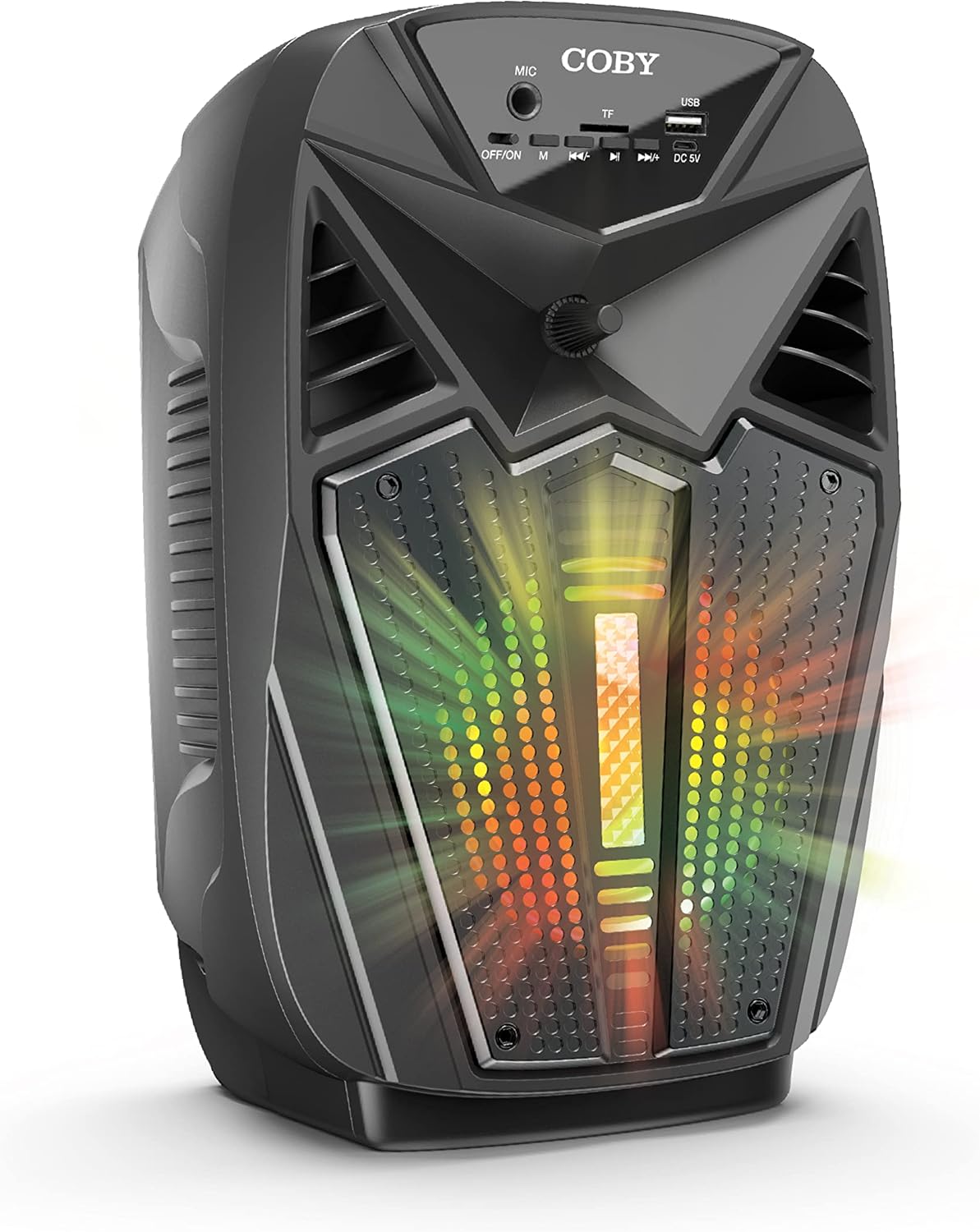 Amazon.com: Coby True Wireless Bluetooth Speaker - Light Show, Music ...