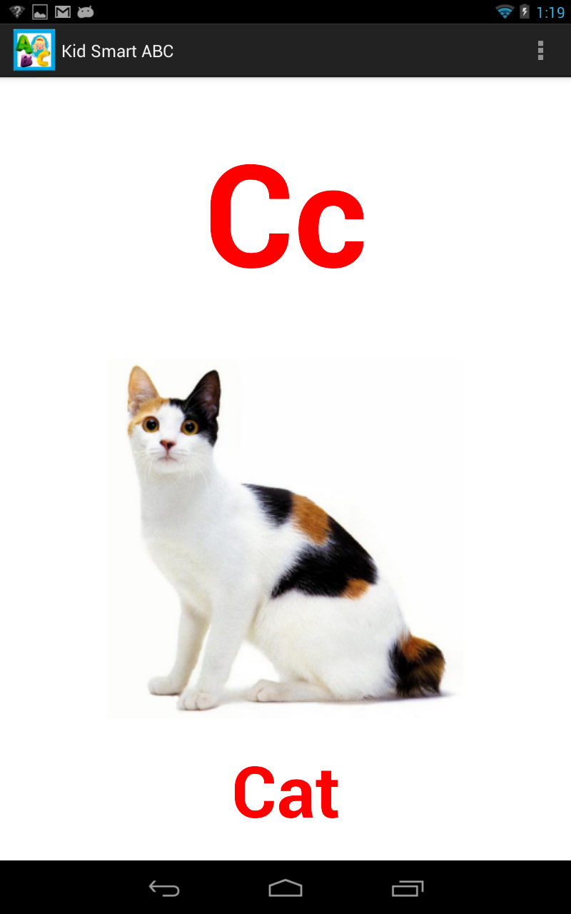 Kids ABC Alphabet Flash Cards - App on Amazon Appstore