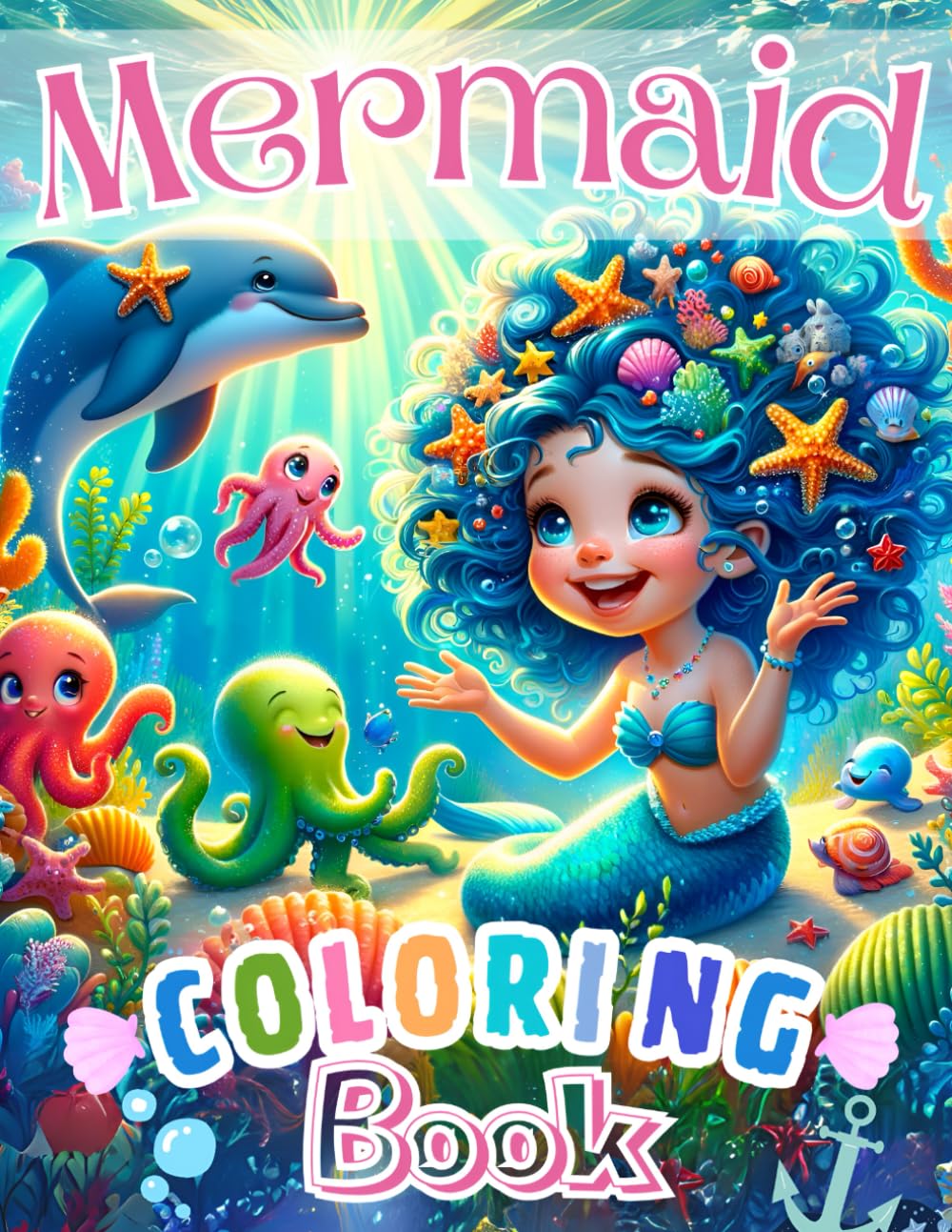 Mermaid Coloring Book: A Captivating and Enchanting Coloring Journey ...