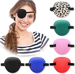 Amazon.com: Bewudy 6PCS Eye Patch, 3D Adjustable Eye Patches, Lazy Eye Patches for Left or Right ...