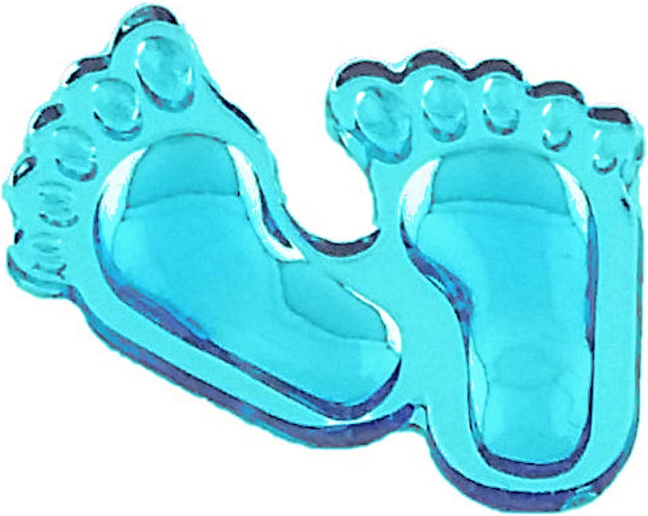 Amazon.com: 144 Baby Feet Capias Favors Acrylic Charm Confetti ...