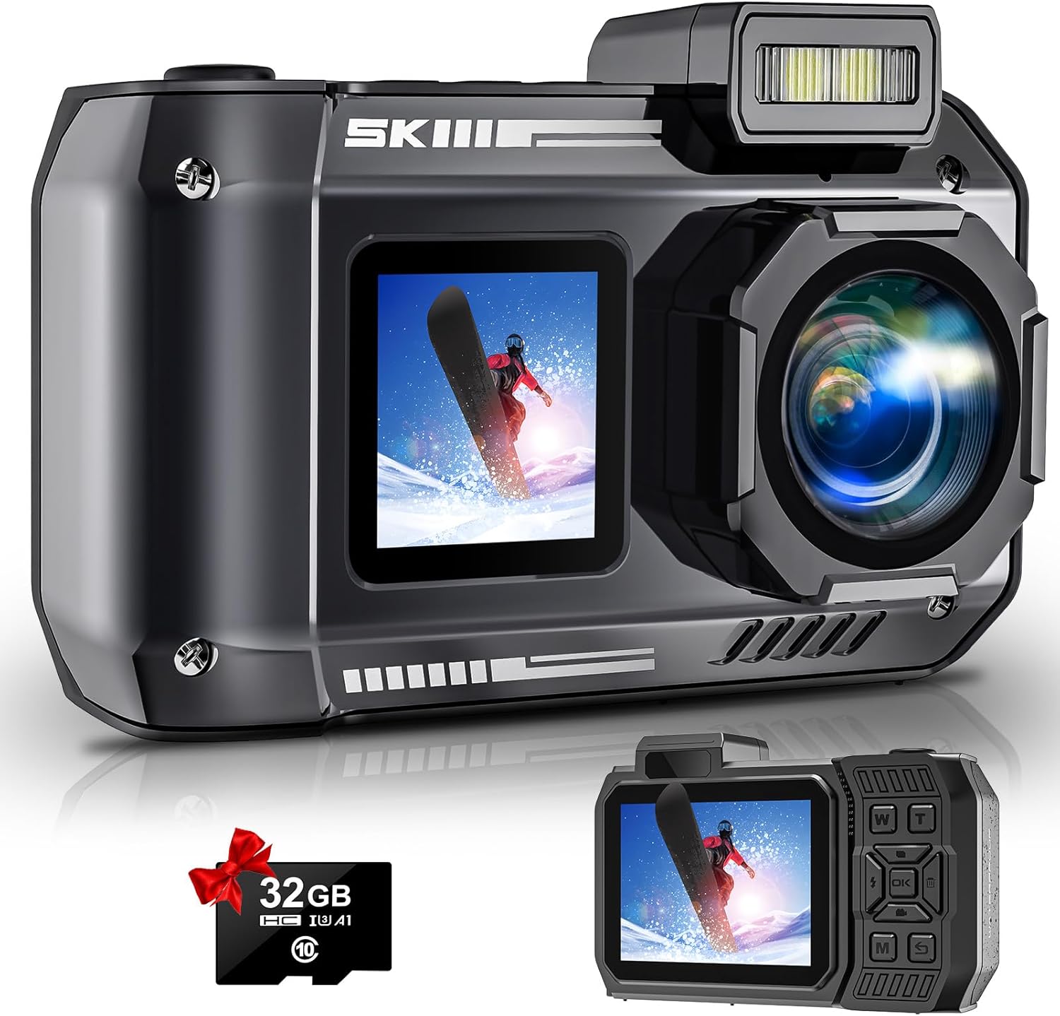 Amazon.com : 5K UHD Rugged Waterproof Dustproof Shockproof Digital ...