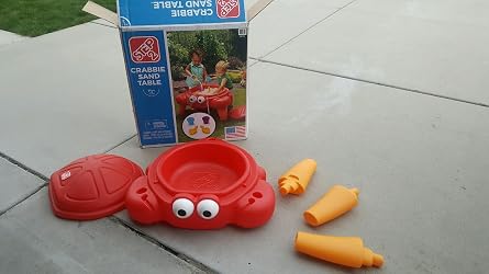 Amazon.com: Step2 Crabbie Sand Table, Kids Sand Activity Sensory Table ...