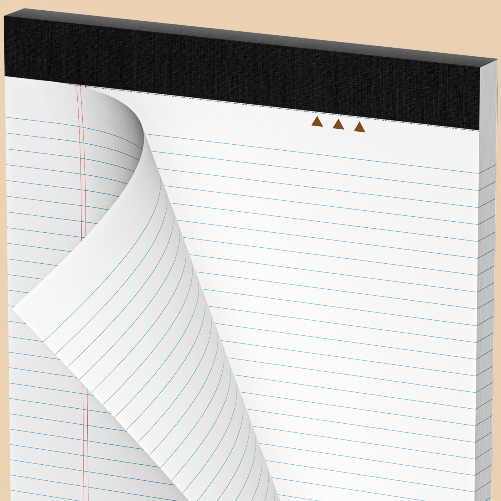 Office Supplies Enday Small Legal Pads 6-Pack - 5x8 Inch Perforated ...