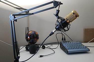 Amazon.com: ZINGYOU Condenser Microphone Bundle, BM-800 Mic Kit with ...