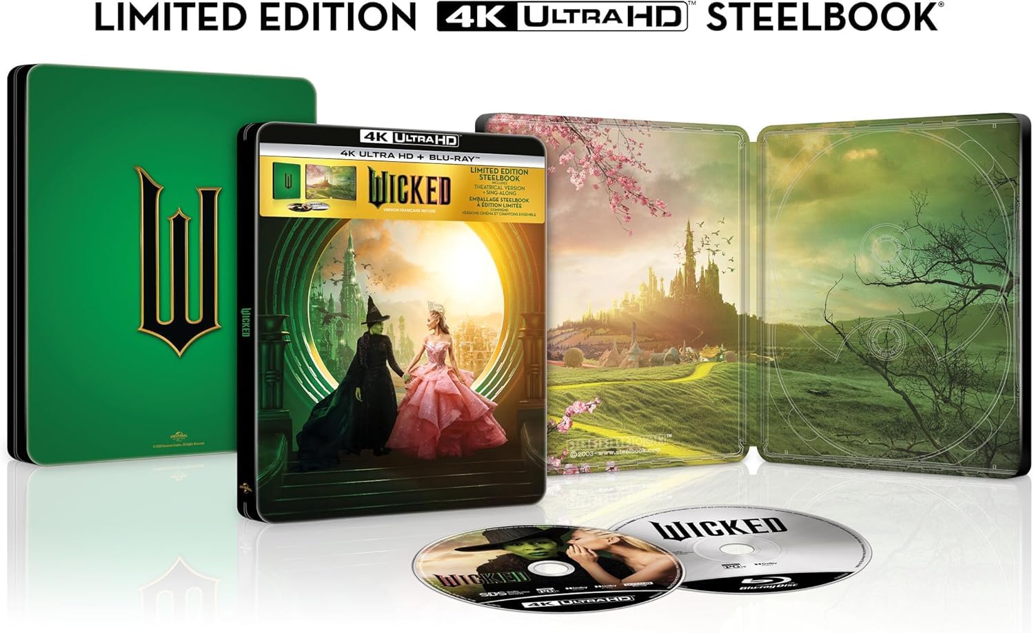 Amazon.com: Wicked (Limited Edition, SteelBook) [4K UHD + Blu-ray ...